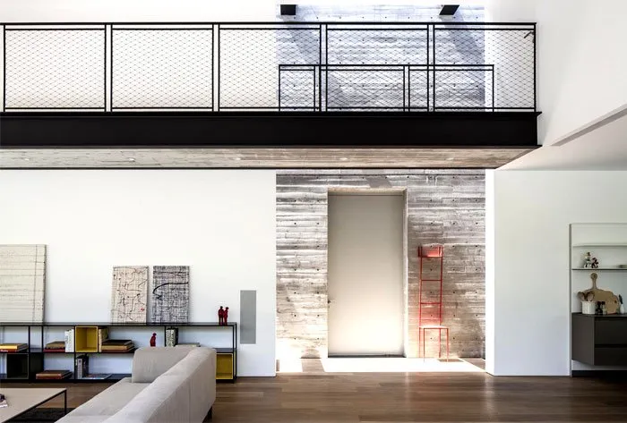 Concrete Cube House Inside