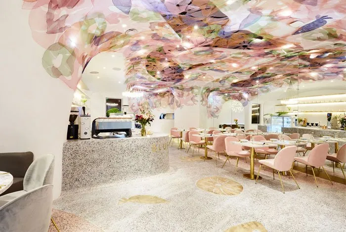 Restaurant Decor Resemble an Underwater Fantasy World - InteriorZine
