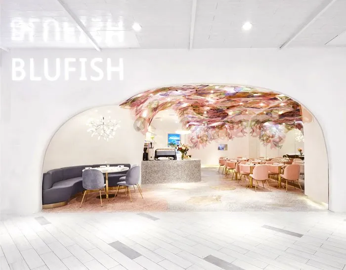 Restaurant Decor Resemble an Underwater Fantasy World - InteriorZine