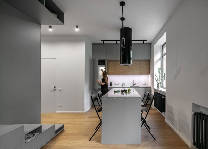 U Concept Designed a Small yet Flexible Home - InteriorZine