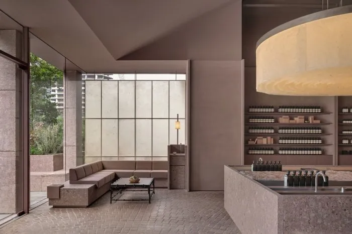 Bridging Nature and Design: Aesop Hangzhou by Atelier Suasua - InteriorZine