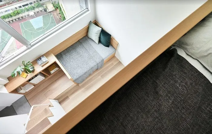 Cozy Very Small Studio Apartment with a Clever Layout - InteriorZine