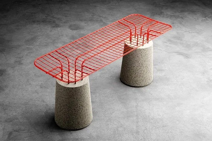 MESH Seating Design Turns Concrete and Metal into Artful Furniture ...