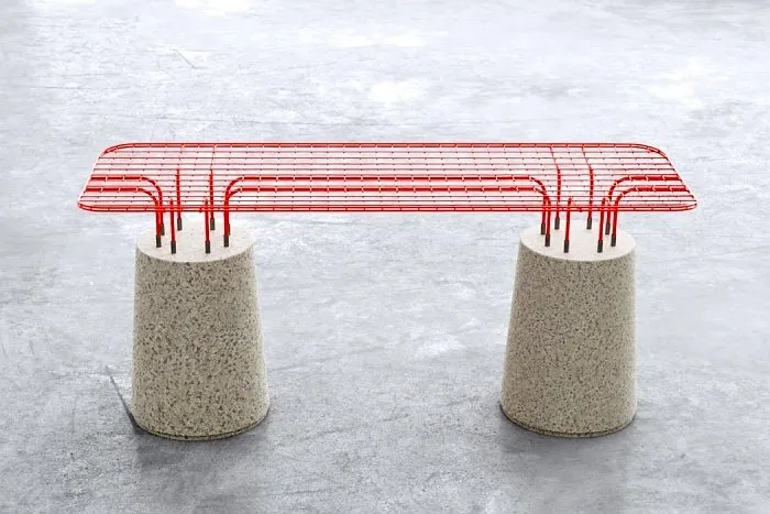 MESH Seating Design Turns Concrete and Metal into Artful Furniture ...